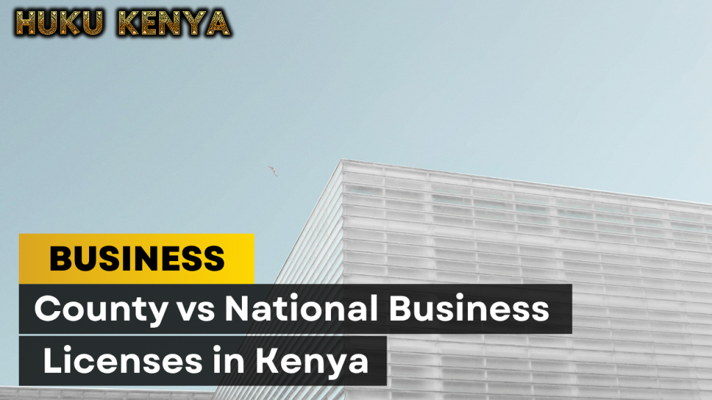 County vs National Business Licenses in Kenya – Huku Kenya